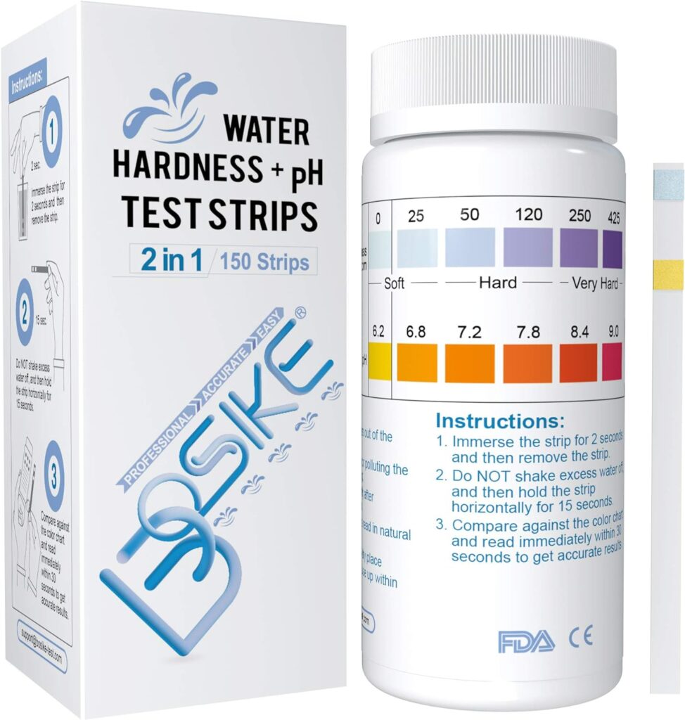 BOSIKE Water Hardness Test Strips Kit Review - Testing Measuring and ...