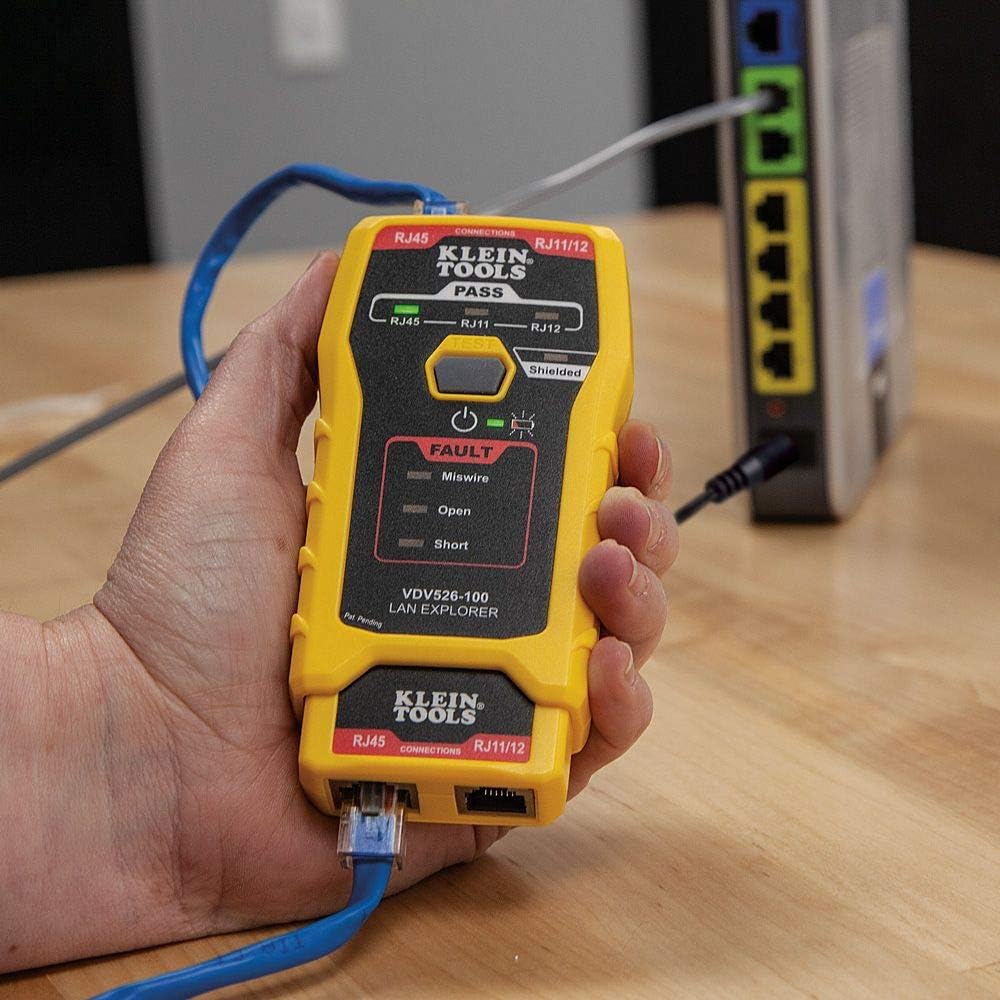 Klein Tools VDV526-100 Network LAN Cable Tester Review - Testing ...