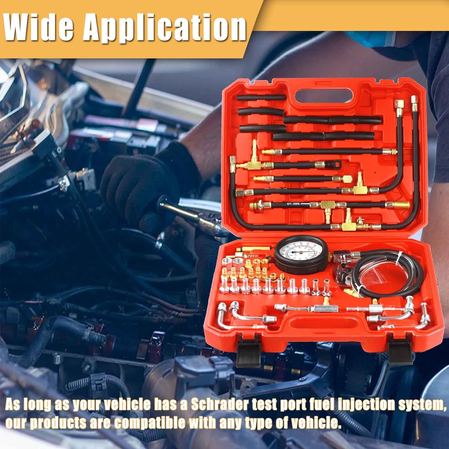 MANUTEX Fuel Pressure Test Kit Review - Testing Measuring and ...