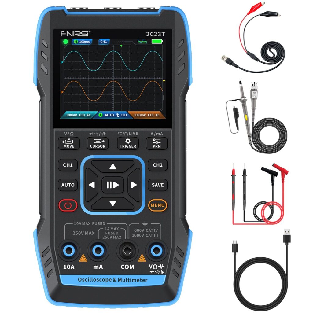 FNIRSI DSO152 Oscilloscope Review - Testing Measuring and Inspecting ...